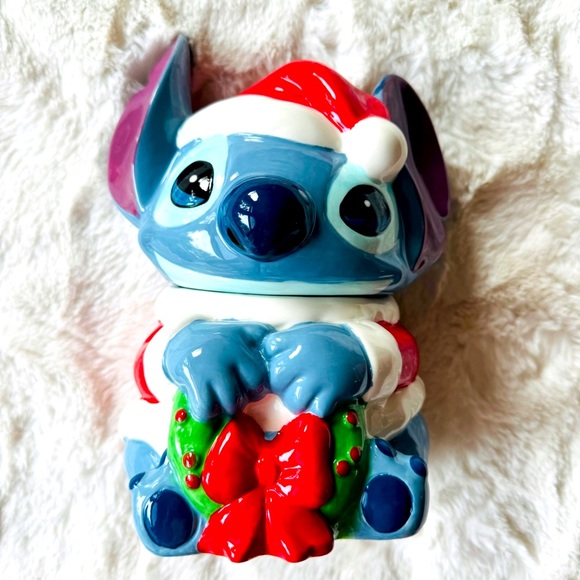 Disney | Other | Disney Christmas Stitch Santa Canister | Poshmark